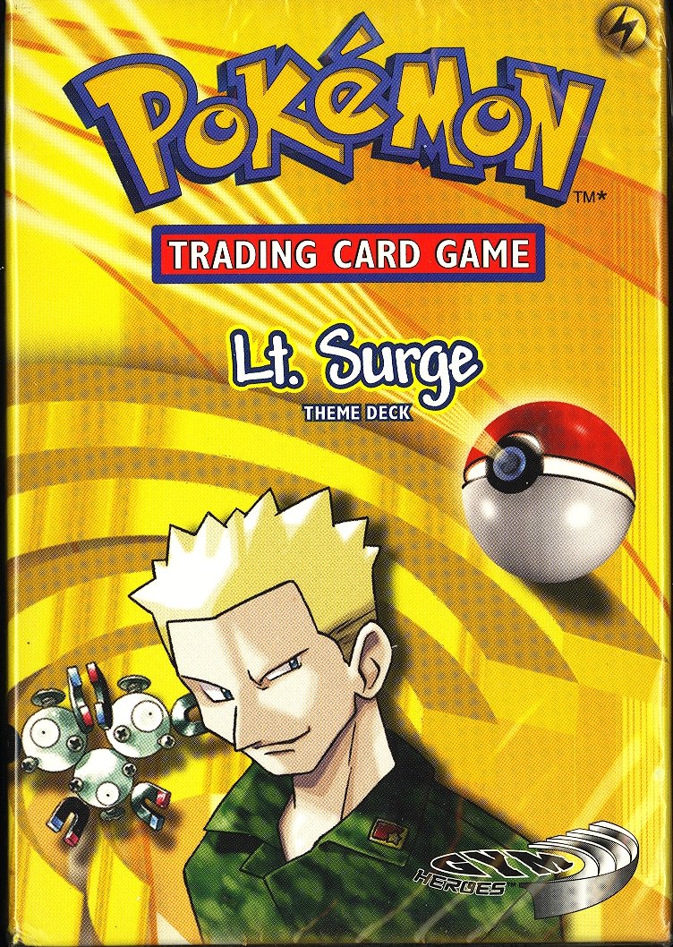 Pokemon Trading Card Game Lt. Surge Theme Deck SEALED – PRIME CITY COMICS